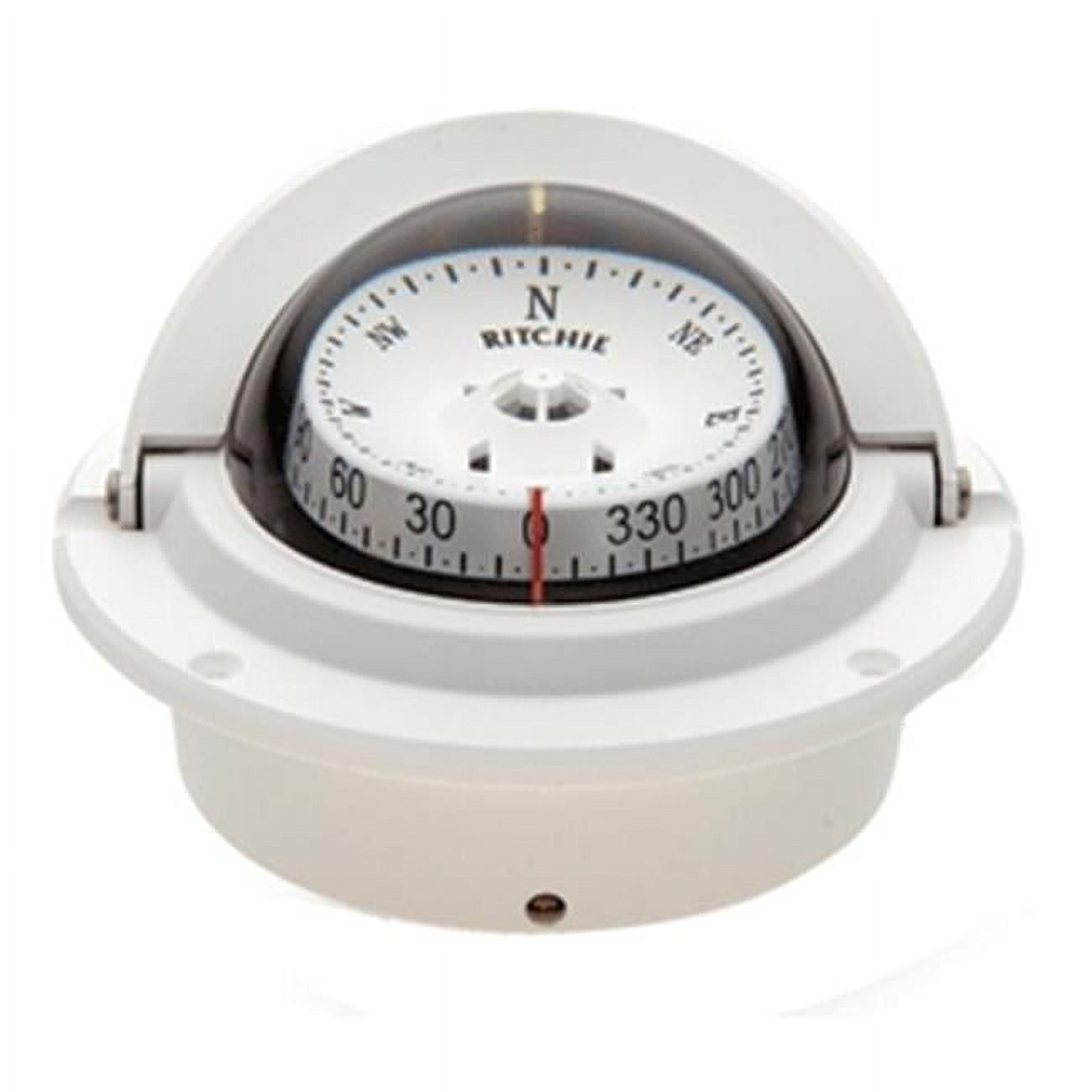 Ritchie White Voyager Flush Mount Marine Power Boat Compass - (F-83W ...