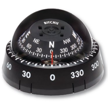Ritchie RU-90 Voyager High-Visibility Blue Dial Racing Boat Compass, No ...