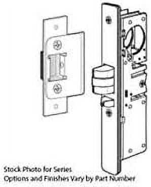 Rite 4510-25-201-628 Standard Duty Deadlatch Flat For Aluminum Stile ...
