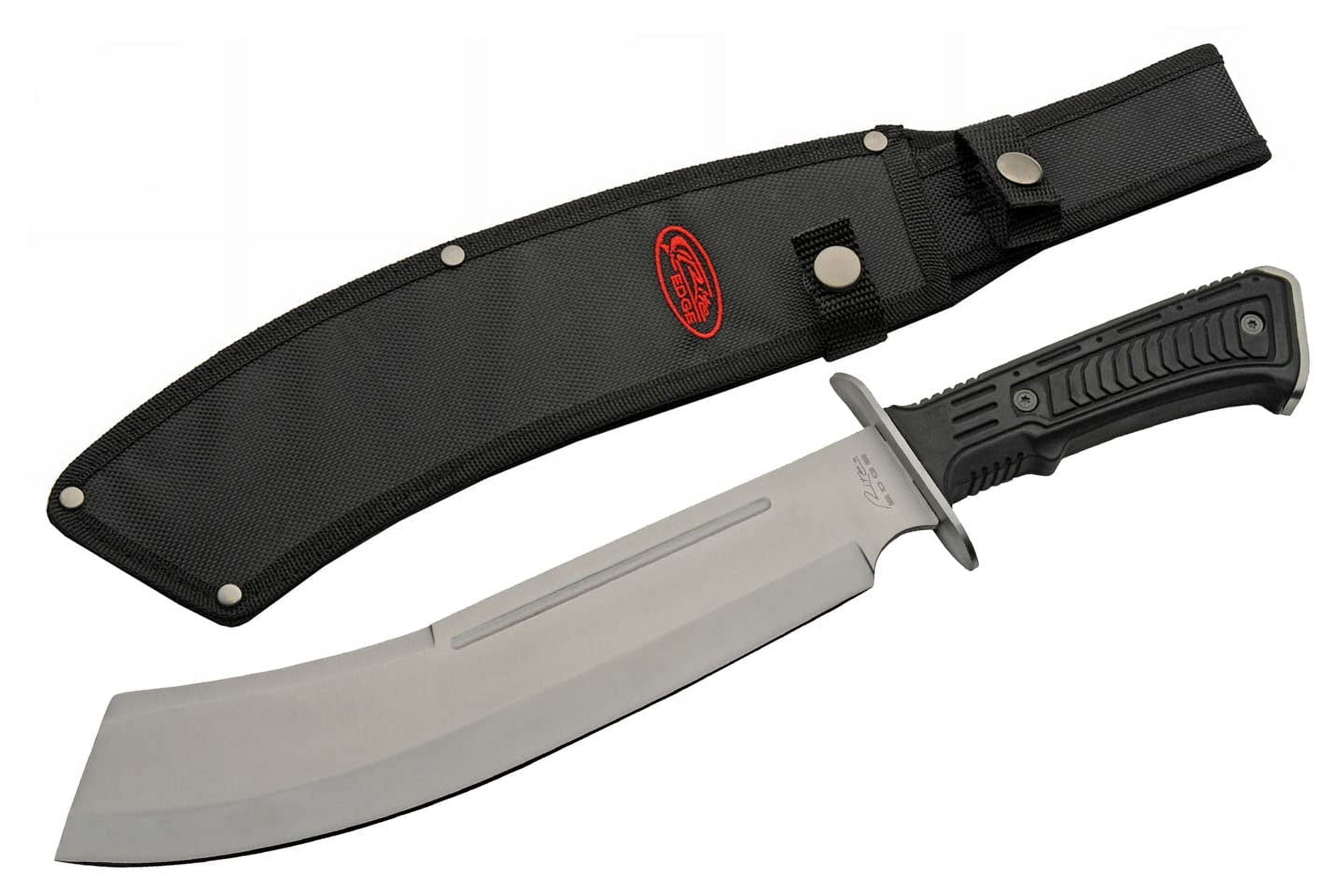 SZCO Supplies 16” Curved Outdoor Machete with High-Carbon Stainless ...