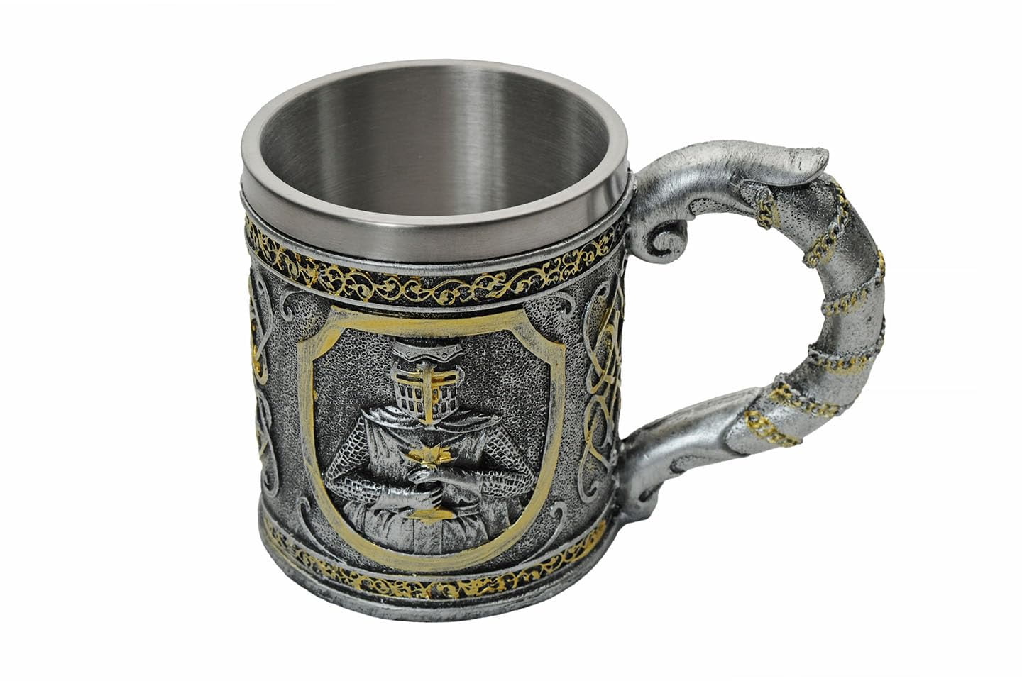 Rite Edge Knights Templar Mug 500-600ml - Resin & Stainless Steel ...