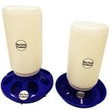 Rite Farm Products Blue 1 Quart Poultry Chicken Chick Feeder & Drinker ...