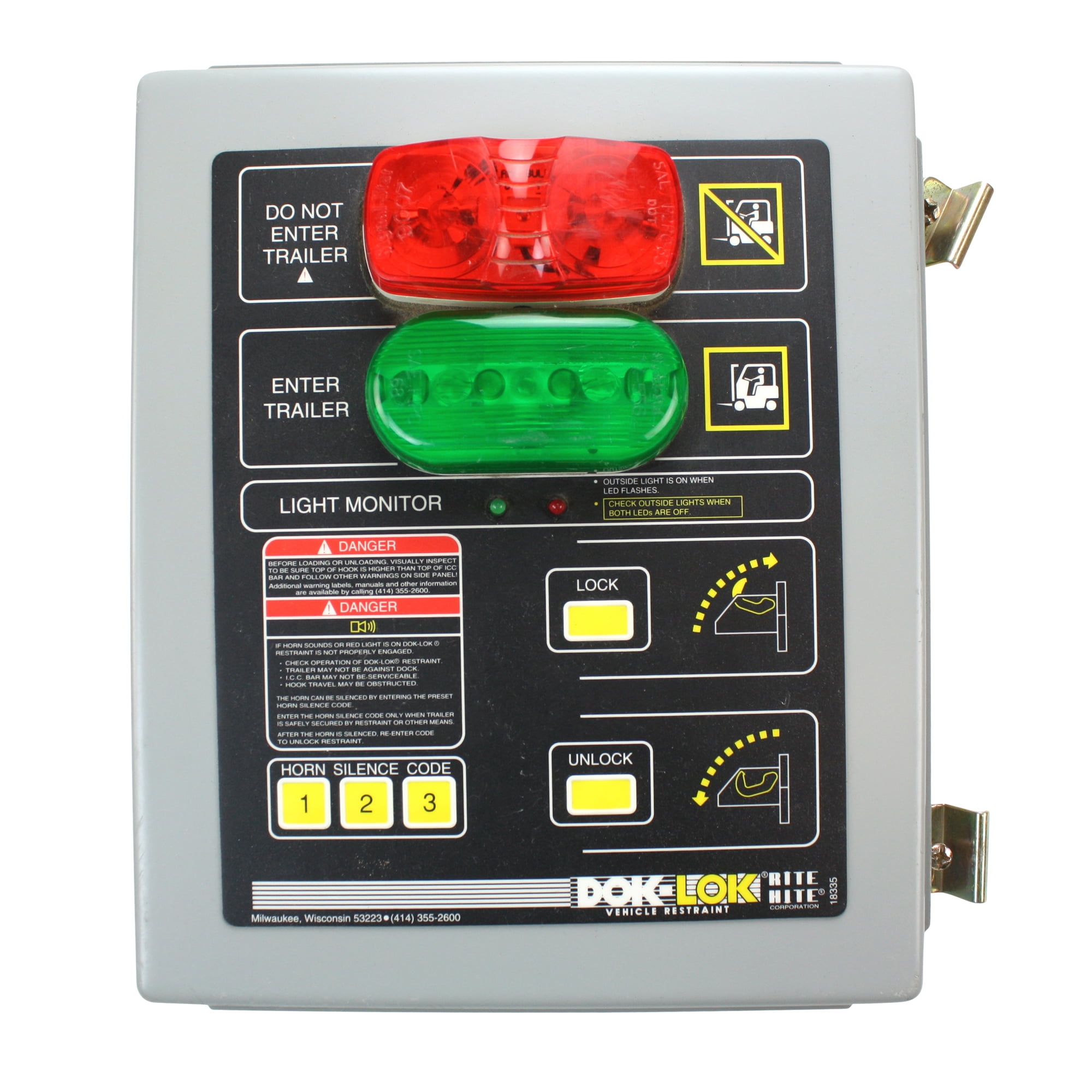 Rite-Hite 8322 Dok-Lok Vehicle Restraint Controller Control Unit Panel ...
