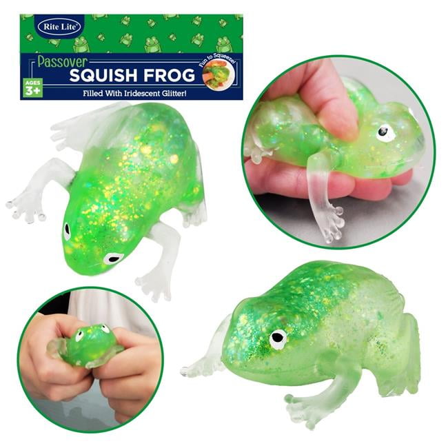 Rite Lite TYPP-FROG-30 3 in. Passover TPR Squish Frog Filled with ...