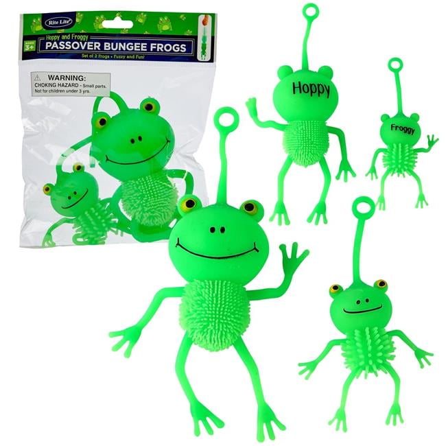 Rite Lite TYPP-FROG-28 6.3 in. Hoppy & Froggy Passover Bungee Frogs ...