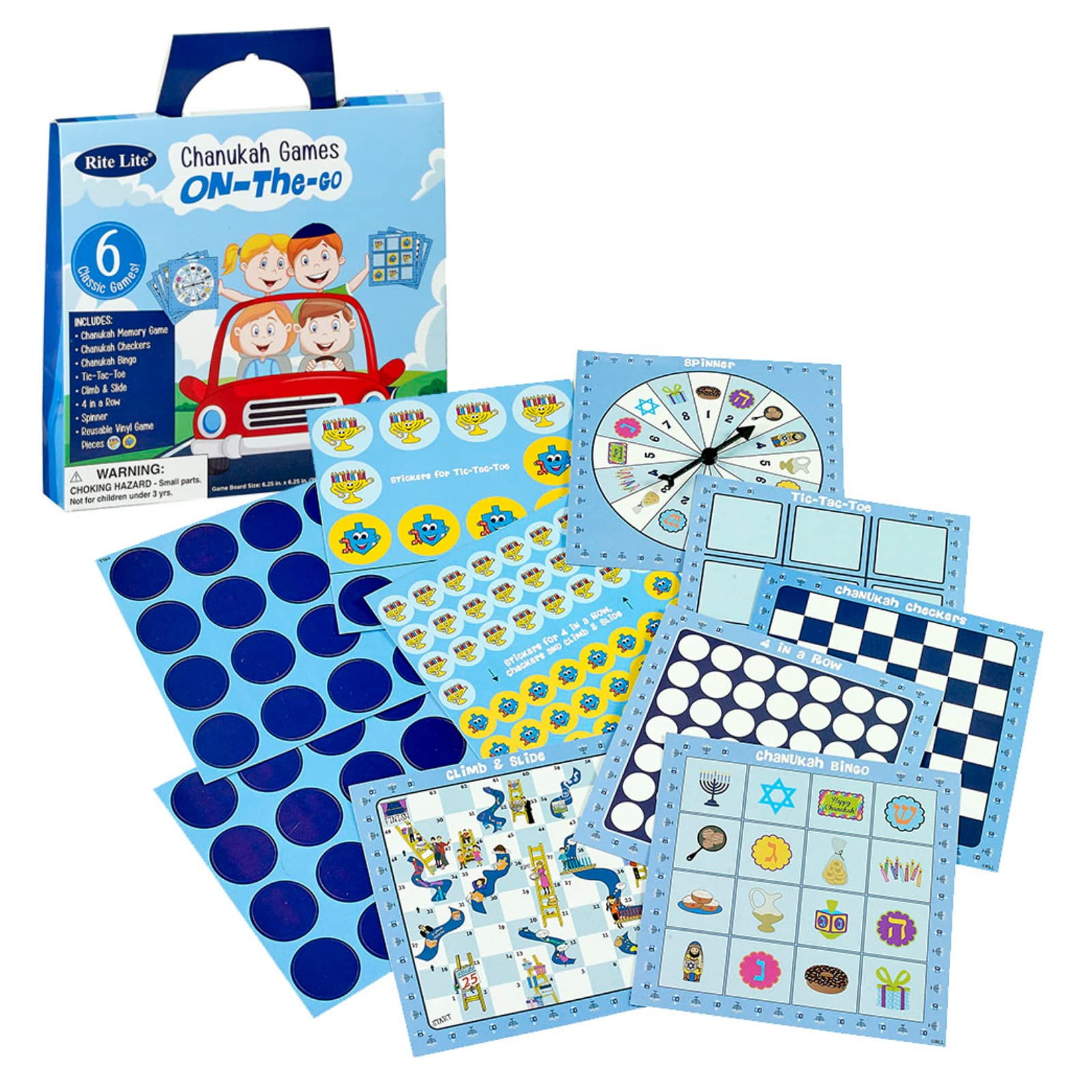 Rite Lite 6 Hanukkah Games On The H2FSDGo - Jewish Board Games Chanukah ...