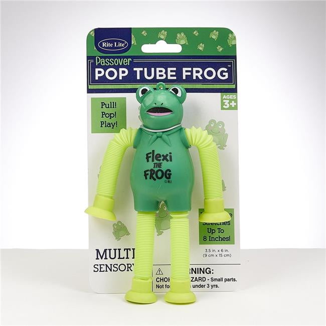 Rite Lite TYPP-FROG-31 6 in. Passover Flexi the Frog Plastic Pop Tube ...