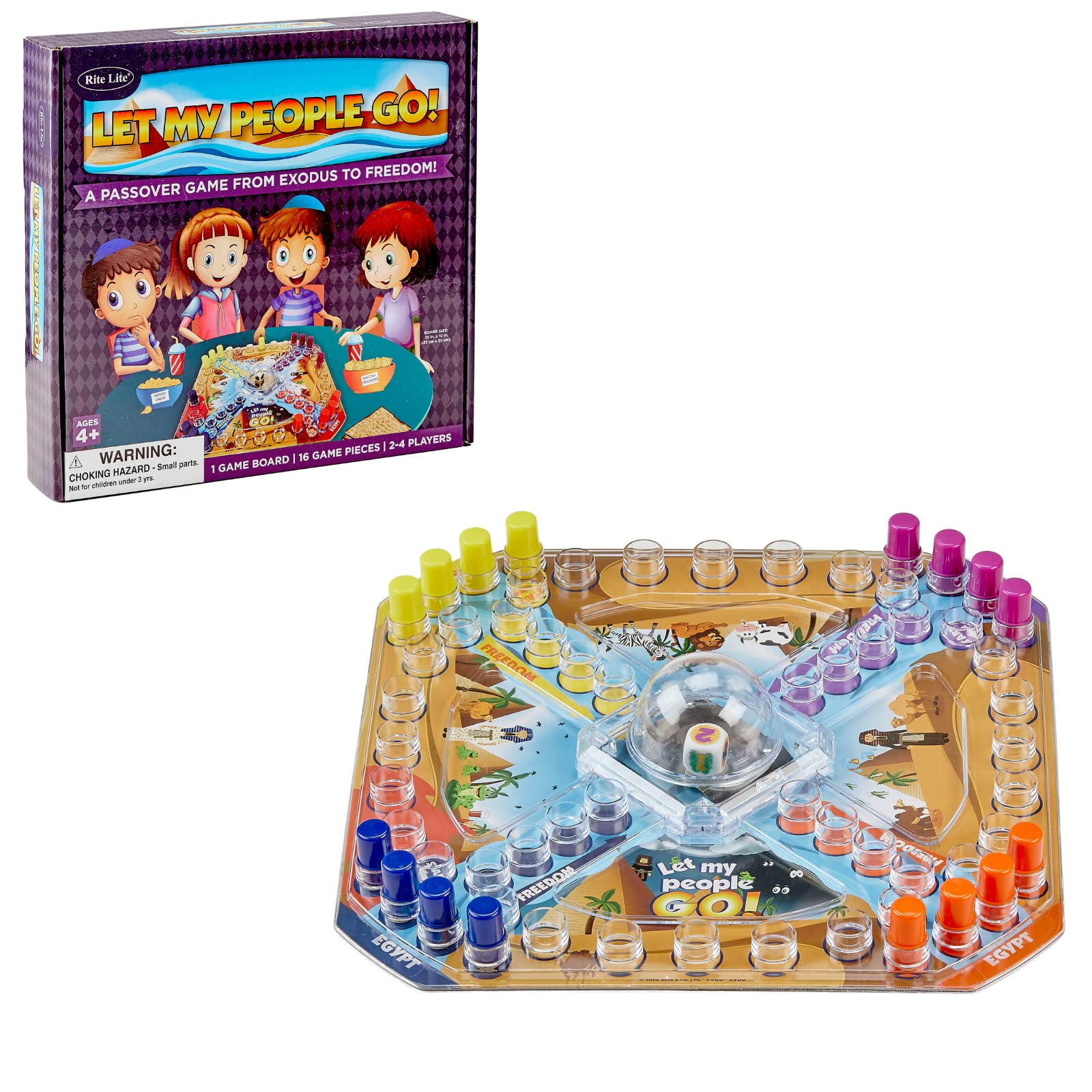 Rite Lite Let My YPF5 People Go! Jewish Board Game Judaica Gifts for ...