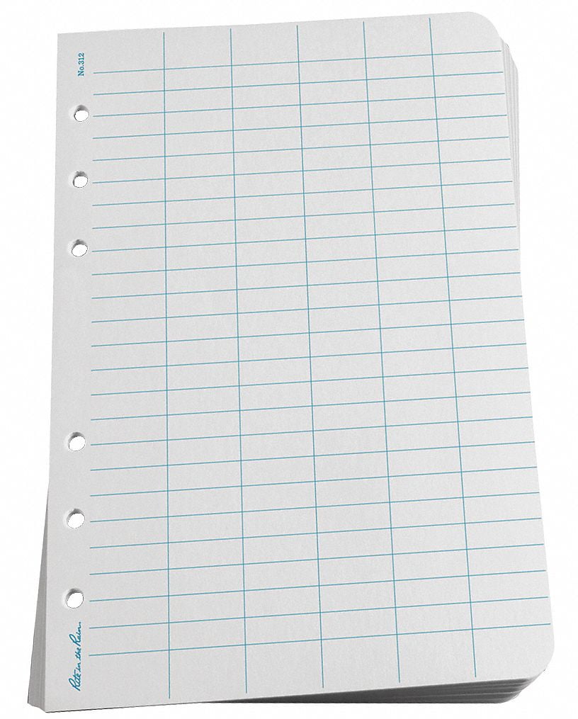 Rite in the Rain Looseleaf Paper,Level,PK100 312 - Walmart.com