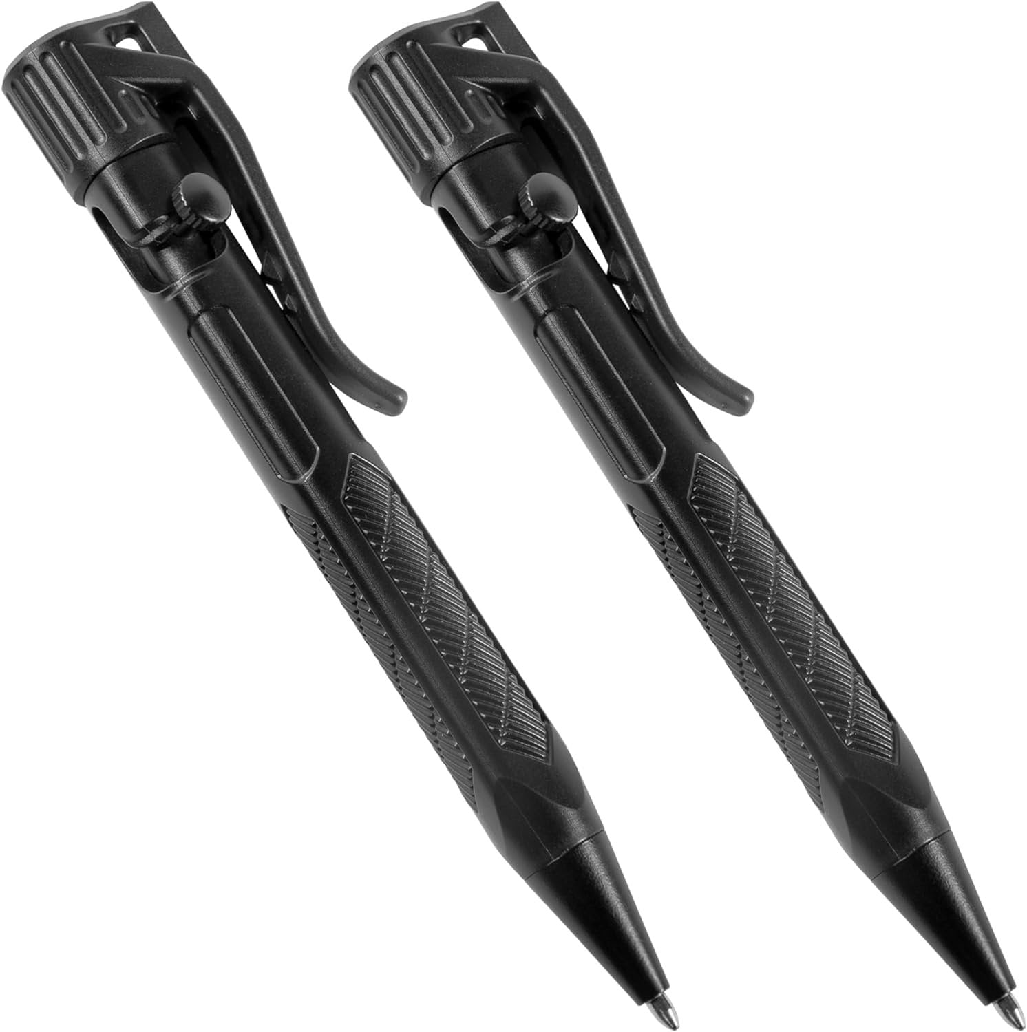 Rite in the Rain Weatherproof Black Mini Bolt-Action Pen - Black Ink, 2 ...