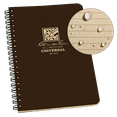 Rite in the Rain Weatherproof Side Spiral Notebook, 4.625" x 7", Brown ...
