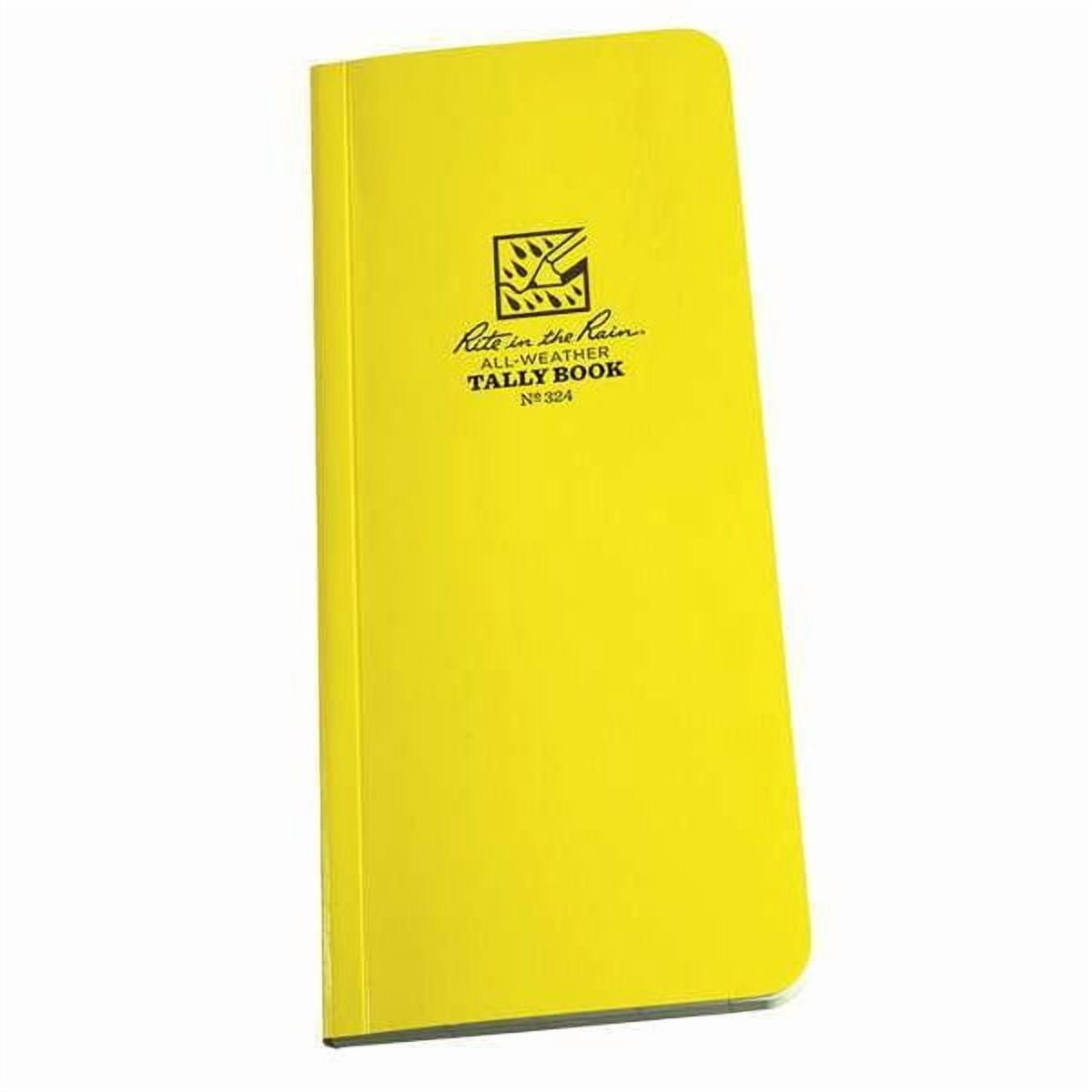 Rite in the Rain Weatherproof Soft Cover Tally Notebook, 3.5" x 8 ...