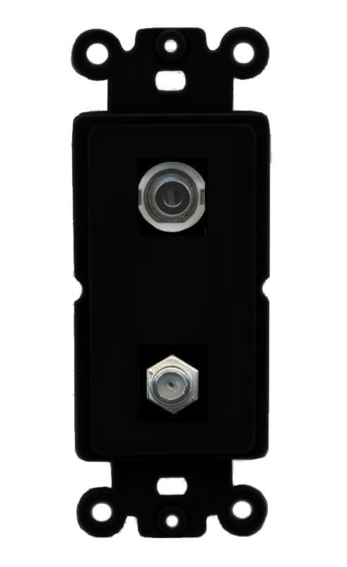 RiteAV 1 Port 3.5mm Coax Coupler Jack Insert Rocker Module Female ...