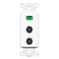 RiteAV 1 Port SC-APC-Simplex 2 TOSLINK Coupler Jack Insert Rocker ...