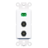 RiteAV 1 Port SC-APC-Simplex 2 TOSLINK Coupler Jack Insert Rocker ...