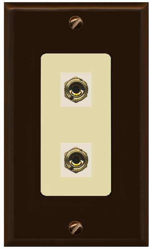 RiteAV 2 Port Banana Keystone Jack Plug (1 Speaker) Binding Post ...