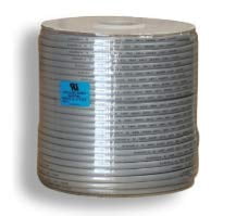 RiteAV Bulk Raw 6C 28 AWG Flat Modular Silver Satin Cable (No Ends ...