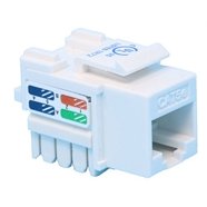 C2G Cat6 RJ45 UTP Keystone Jack - White - Walmart.com