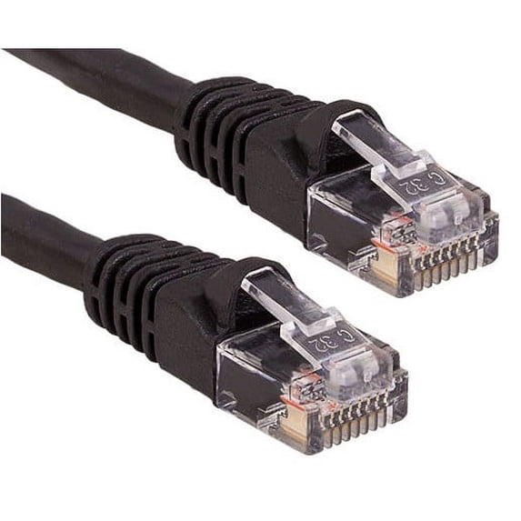 RiteAV - Cat6 Network Ethernet Cable - Black - 25ft (Certified Tested ...