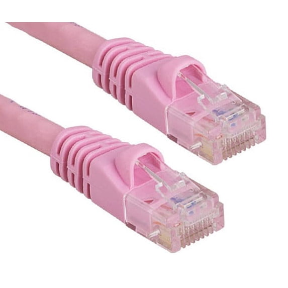 RiteAV - Cat6 Network Ethernet Cable - Pink - 100ft (Certified Tested ...