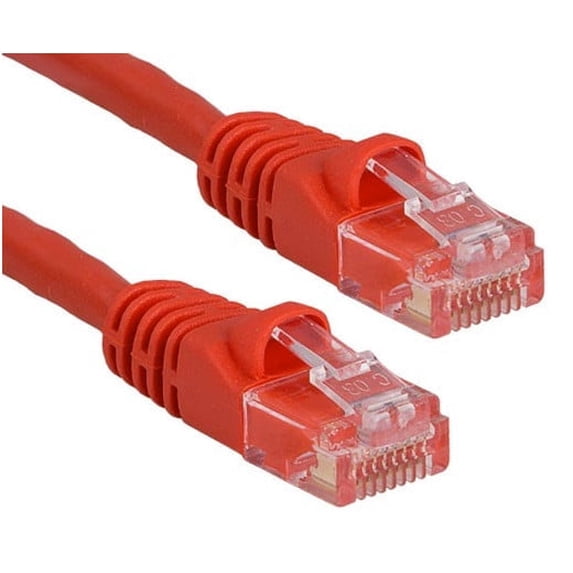 RiteAV - Cat6 Network Ethernet Cable - Red - 300ft (Certified Tested ...