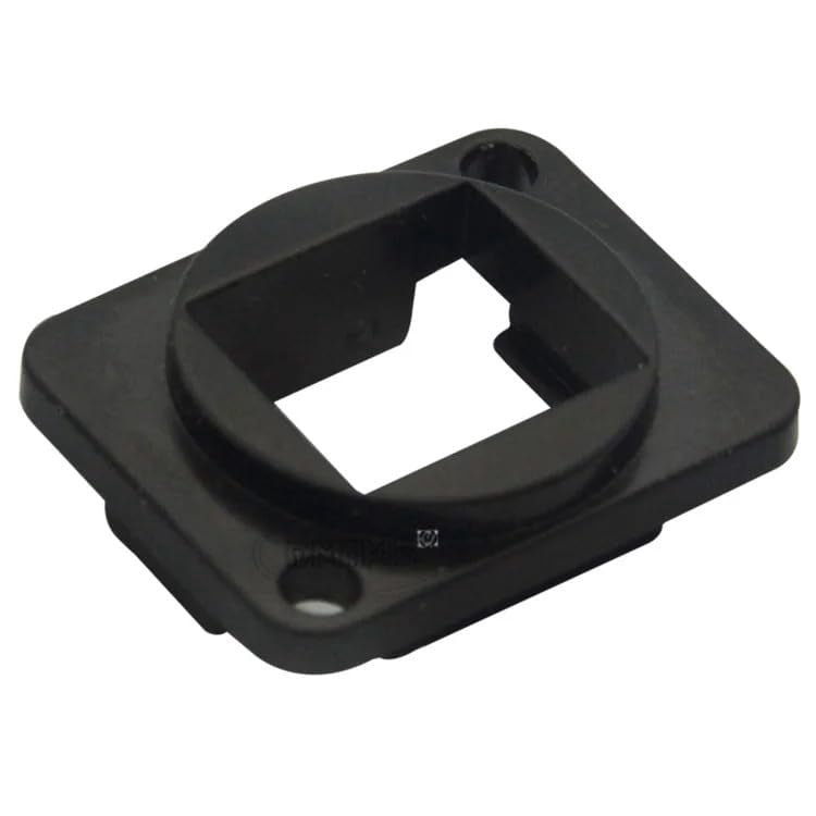 RiteAV D-Series Type Metal Face Plate with 1 Keystone Hole Port Jack ...