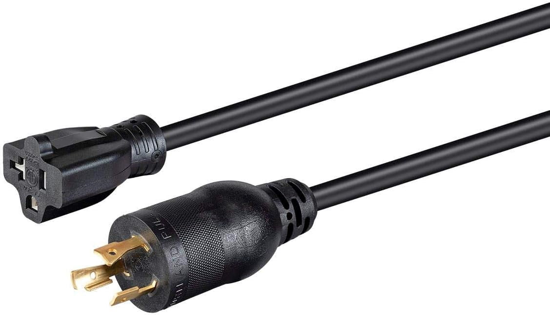 RiteAV Heavy Duty Power Cord - Locking NEMA L5-20P to NEMA 5-15/20R ...