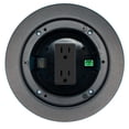 RiteAV SC-APC-SX HDMI Floor Box Wall Plate with Power Outlet [Black ...