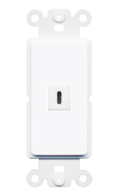 RiteAV USBC Wall Plate - Rocker [White] - Walmart.com