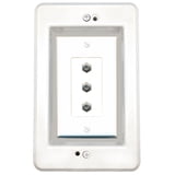 RiteAV in-Wall Cable Management Kit Recessed Outlet 3 Coax Wall Plate ...