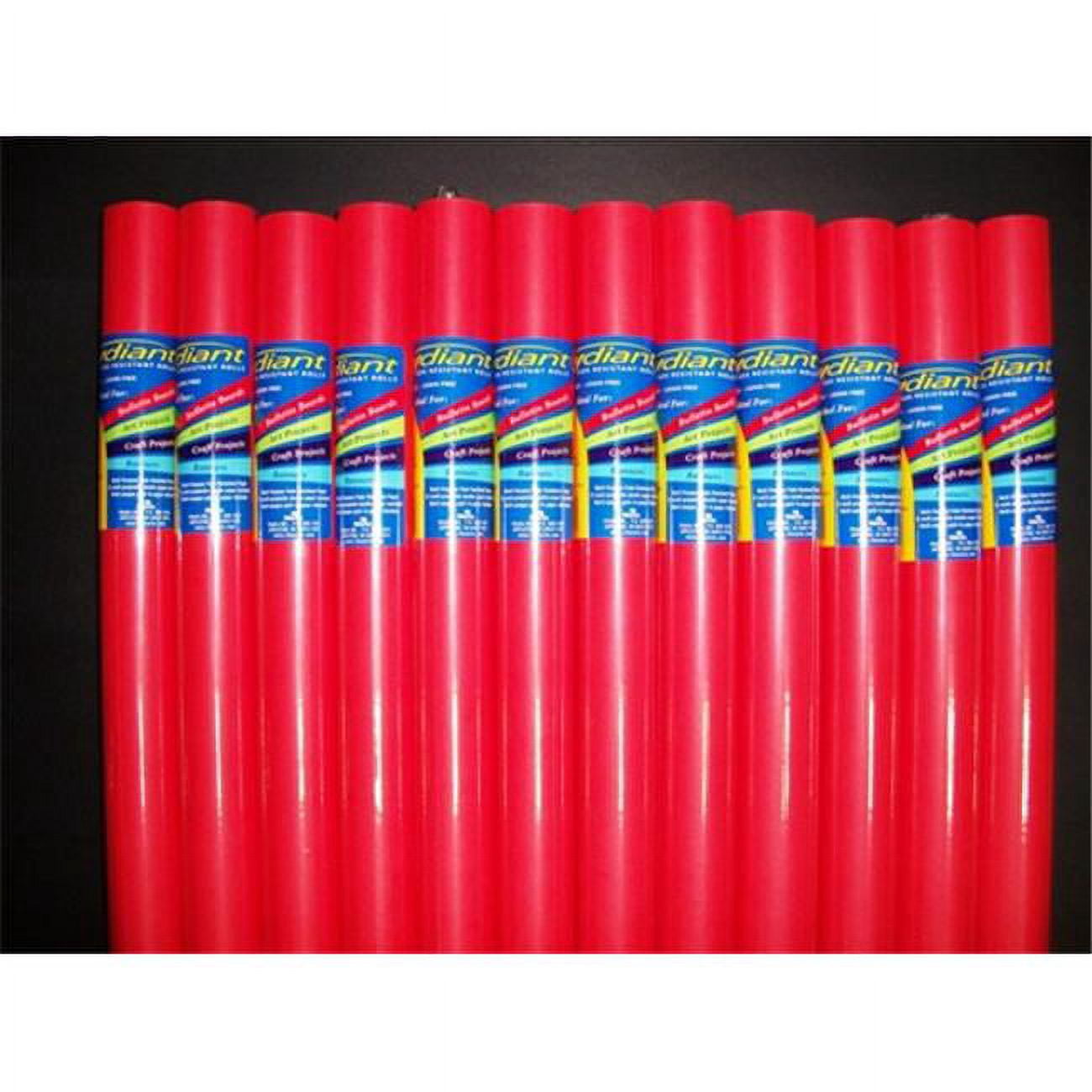RiteCo Raydiant Raydiant Fade Resistant Art Rolls - Bright Red - 24 x ...