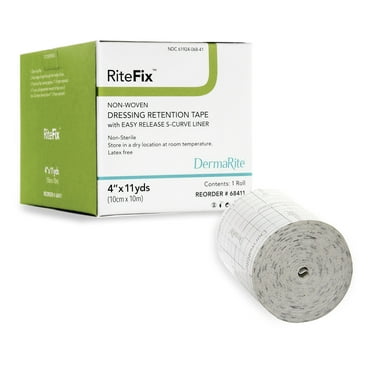 Hypafix White Dressing Retention Tape with Liner NonSterile 2 Inch X 10 ...