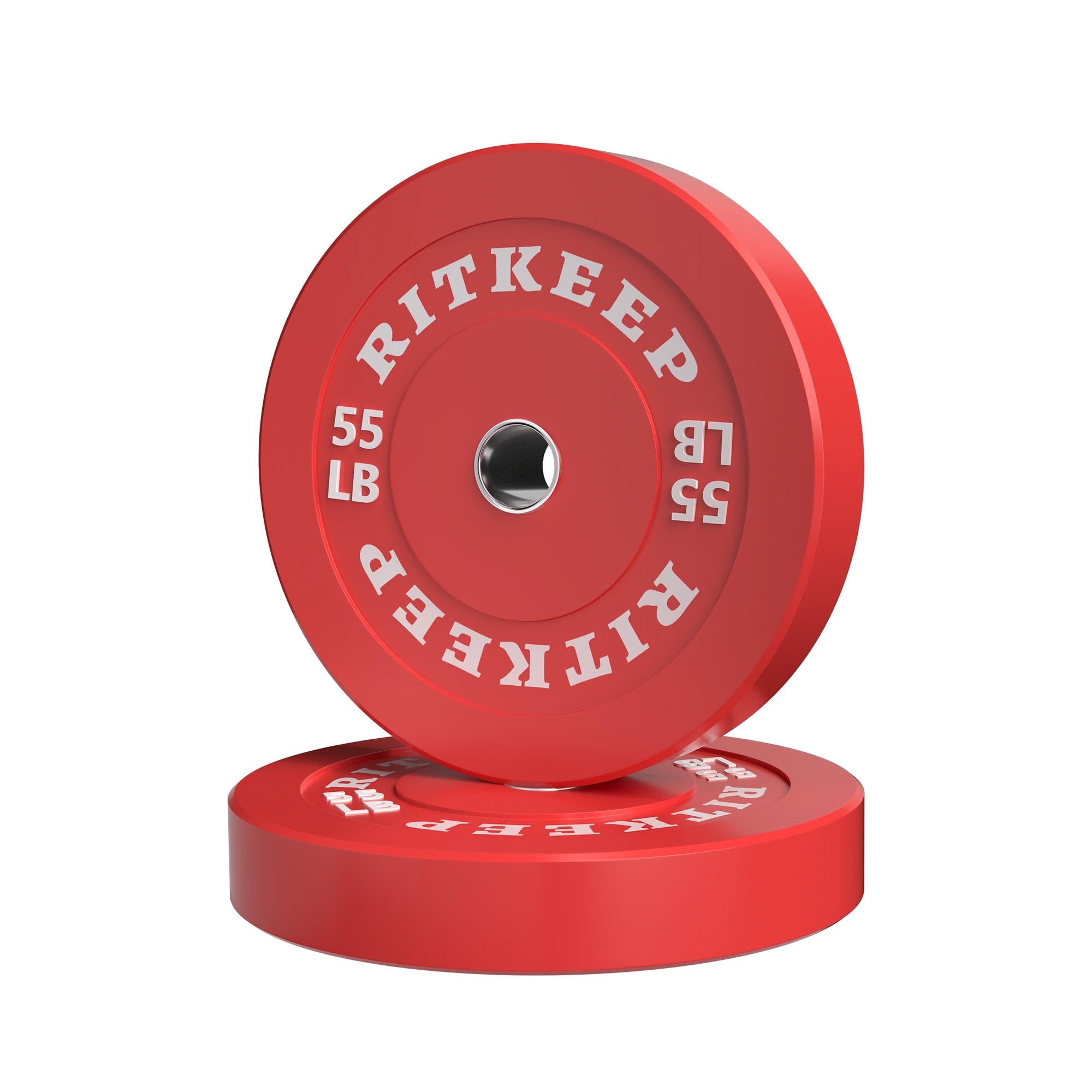 Ritkeep 2" Olympic Low Bounce Color Rubber Bumper Weight Plates for ...