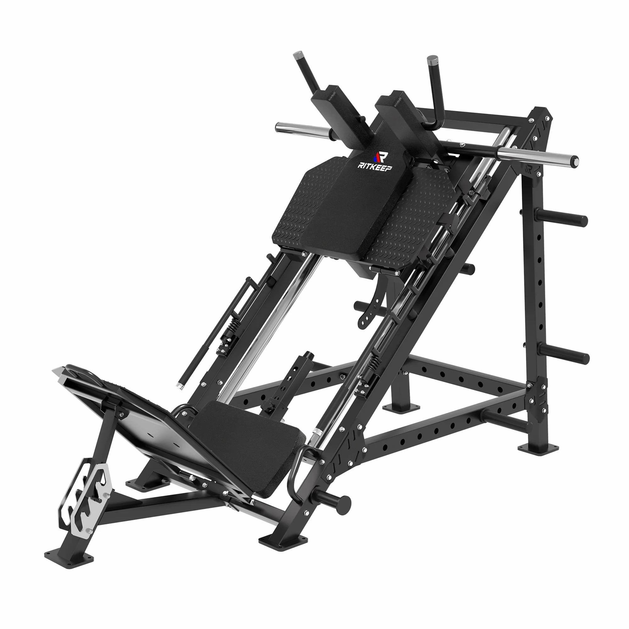 Ritkeep Leg Press Hack Squat Machine, Adjustable Leg Press Machine for ...