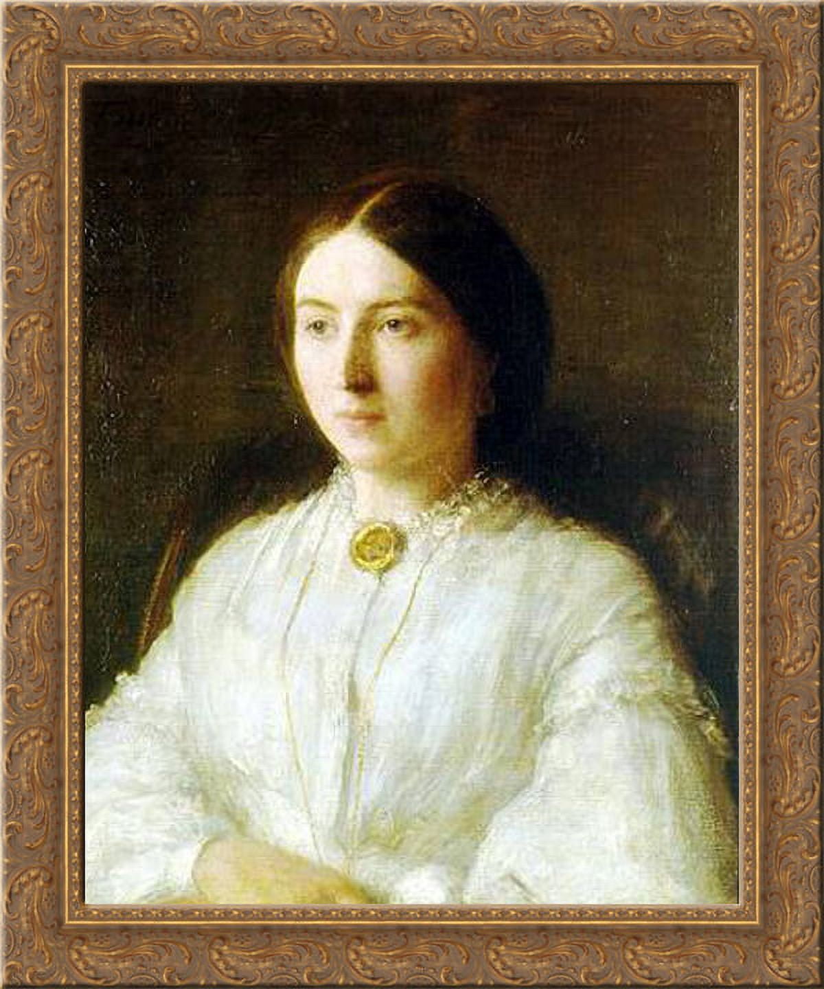 Ritratto di Ruth Edwards 20x23 Gold Ornate Wood Framed Canvas Art by ...