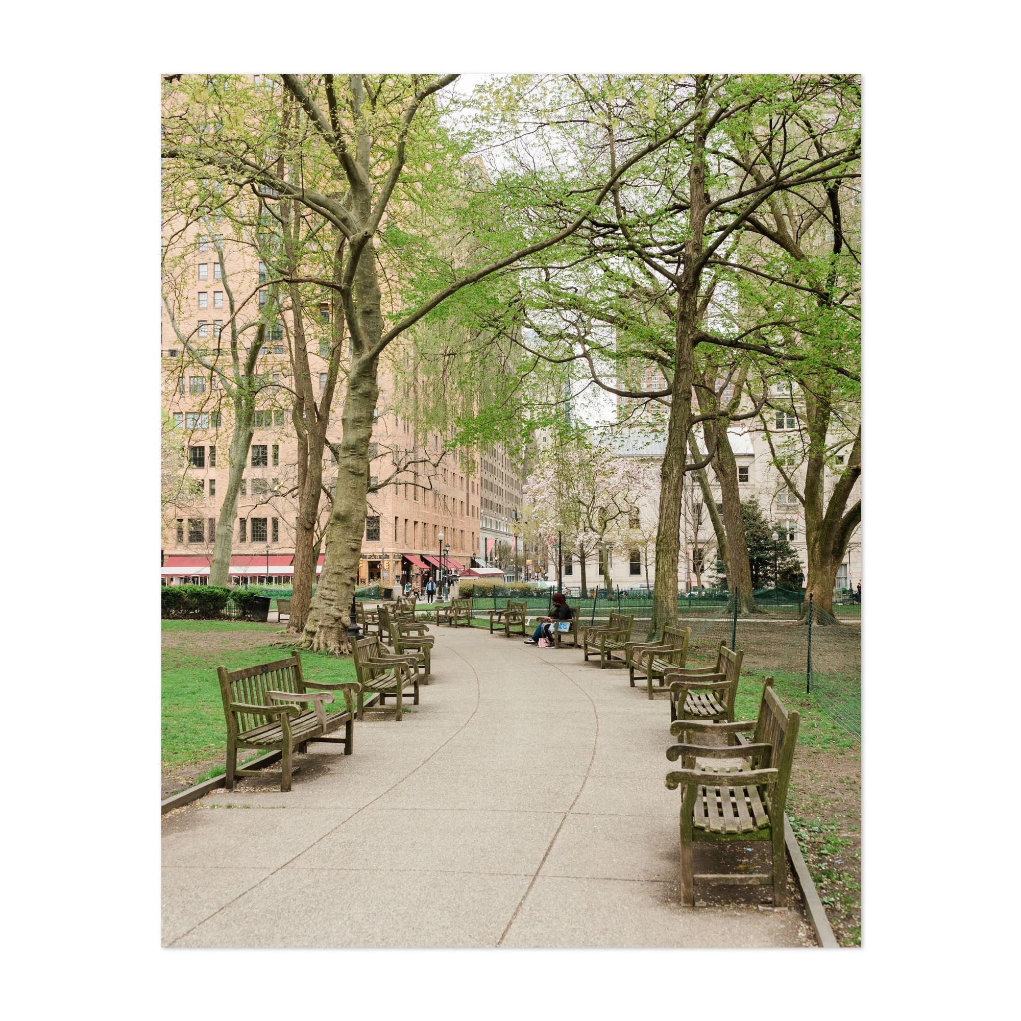 Rittenhouse Square Walkway - Philadelphia Pennsylvania Photography Cityscape Street Photography ...