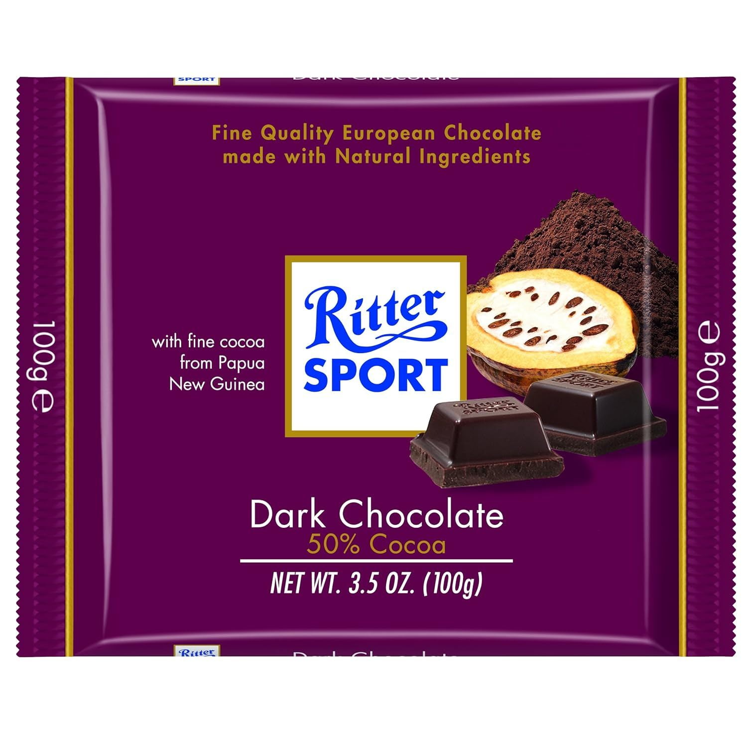 Ritter Bittersweet Chocolate, 3.5 Ounce (Pack of 12) - Walmart.com