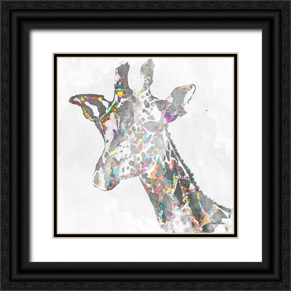 Ritter, Gina 12x12 Black Ornate Wood Framed with Double Matting Museum ...