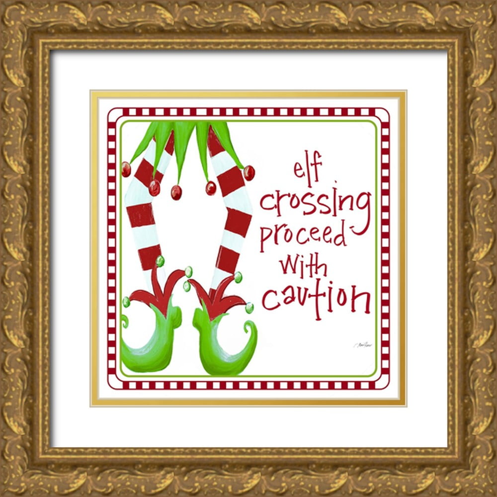 Ritter, Gina 12x12 Gold Ornate Wood Framed with Double Matting Museum ...