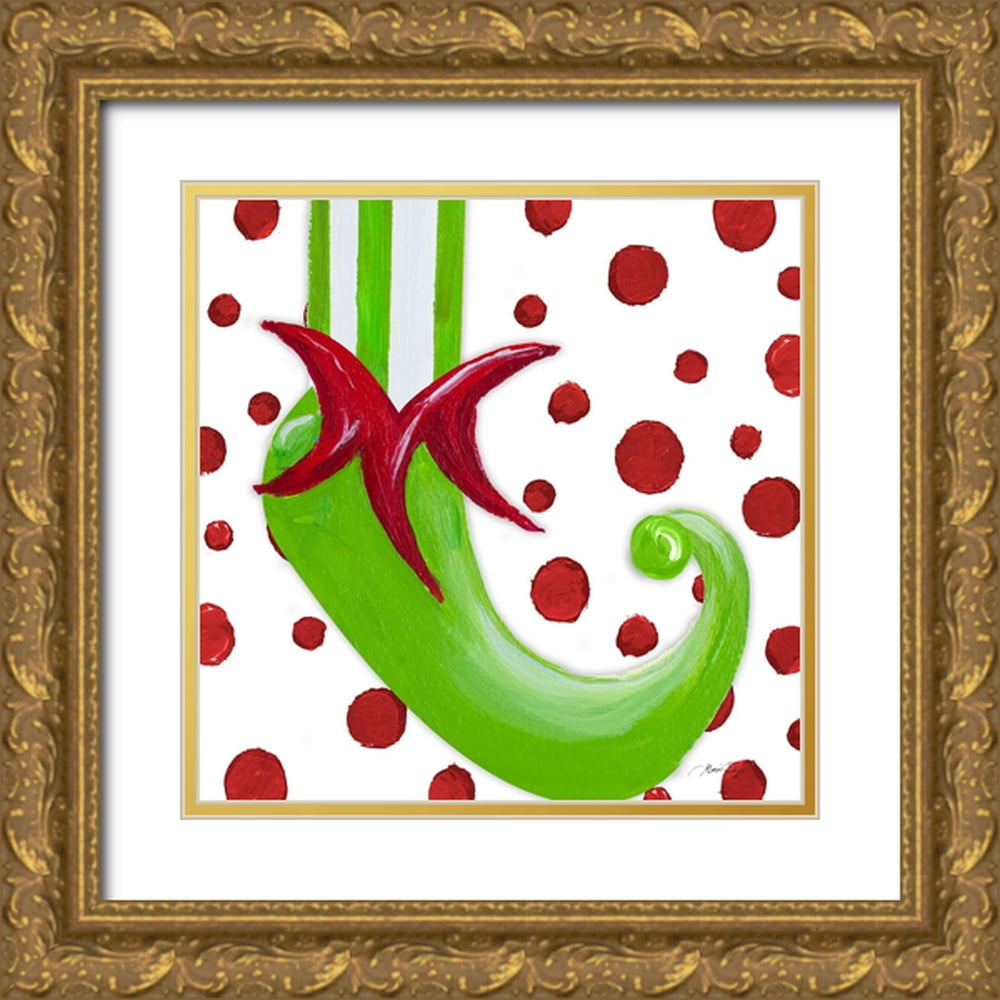 Ritter, Gina 12x12 Gold Ornate Wood Framed with Double Matting Museum ...