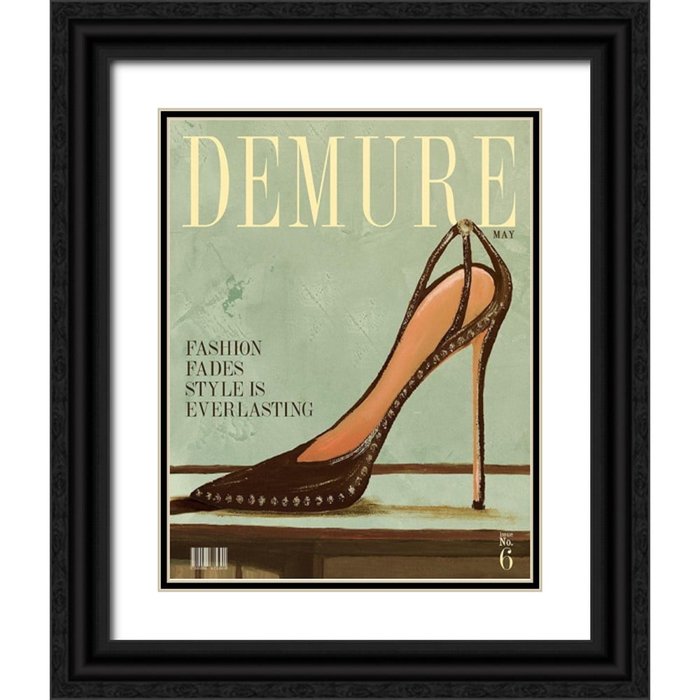 Ritter, Gina 12x14 Black Ornate Wood Framed with Double Matting Museum ...