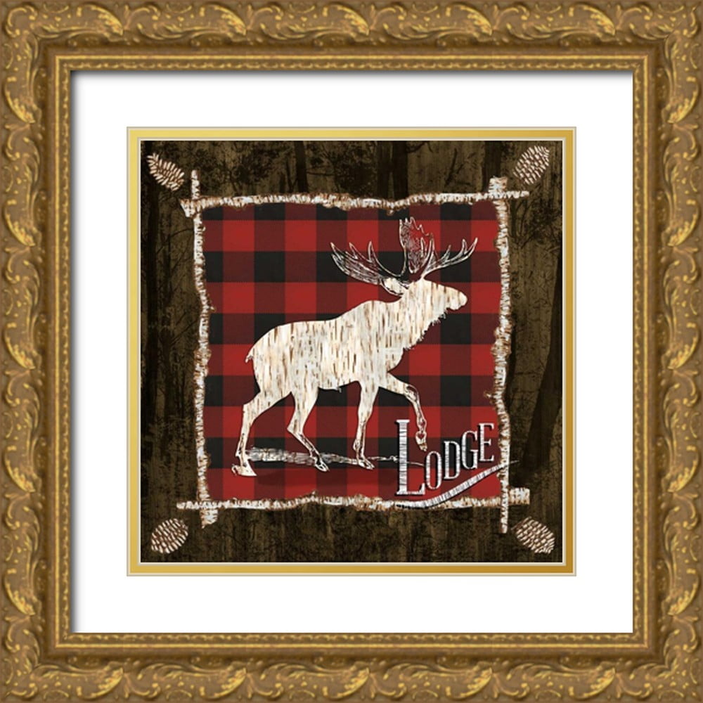 Ritter, Gina 15x15 Gold Ornate Wood Framed with Double Matting Museum ...