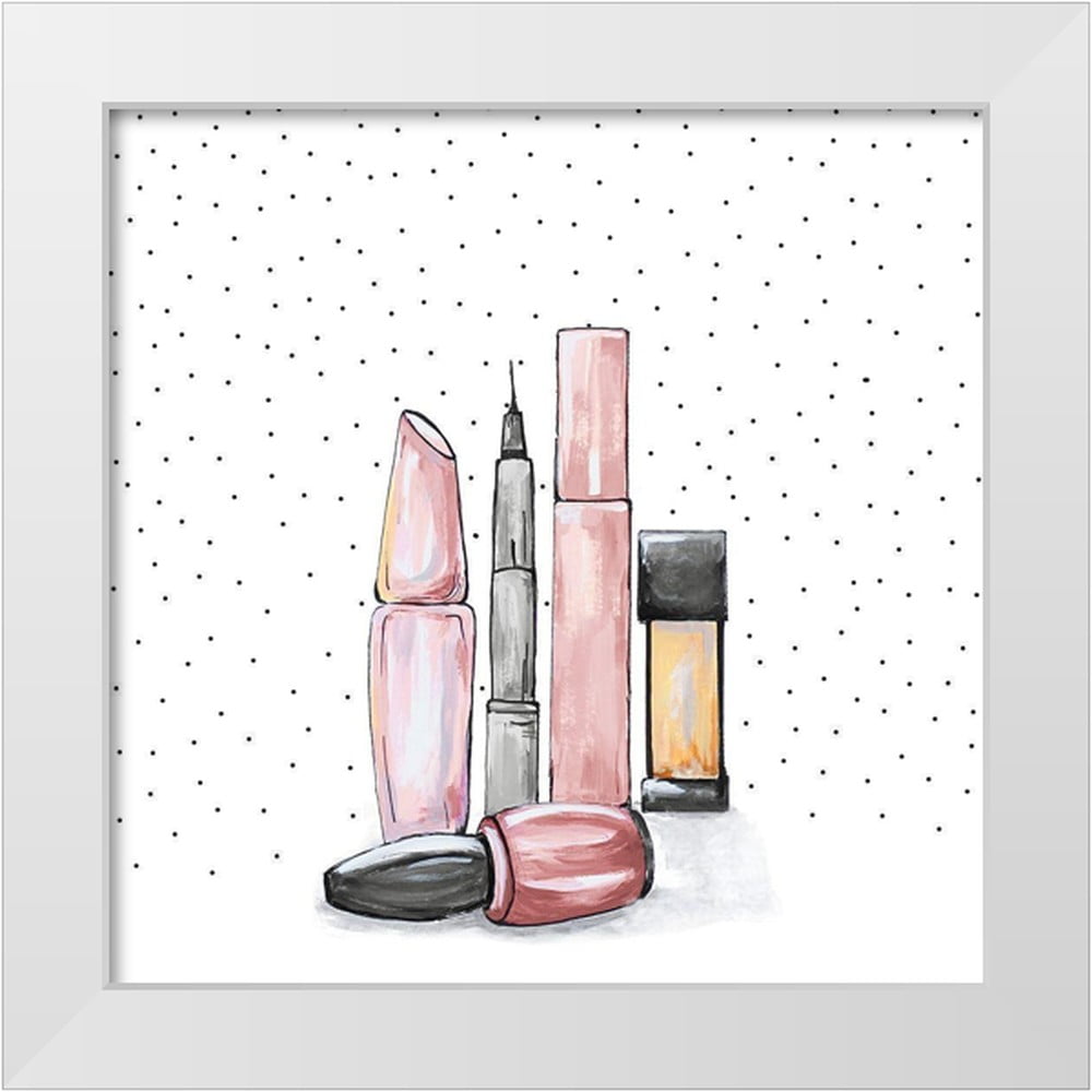 Ritter, Gina 15x15 White Modern Wood Framed Museum Art Print Titled - Getting Ready II - Walmart.com