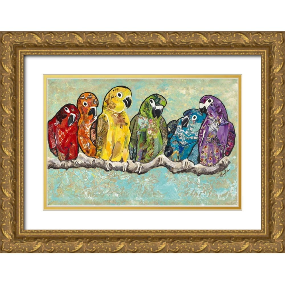 Ritter, Gina 18x13 Gold Ornate Wood Framed with Double Matting Museum ...