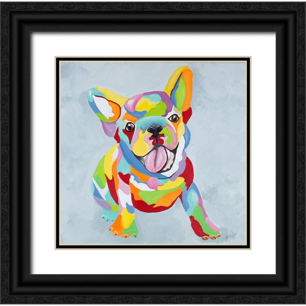 Ritter, Gina 20x20 Black Ornate Wood Framed with Double Matting Museum ...