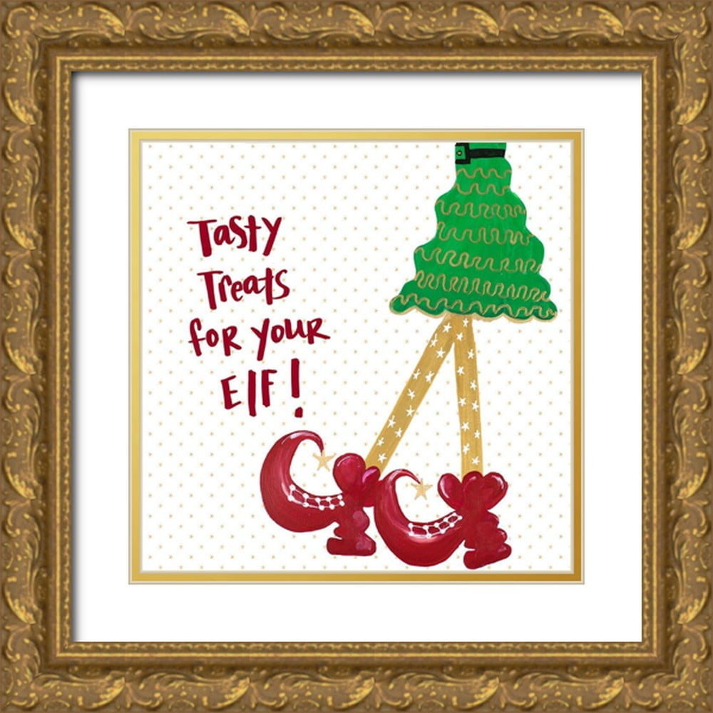 Ritter, Gina 20x20 Gold Ornate Wood Framed with Double Matting Museum ...