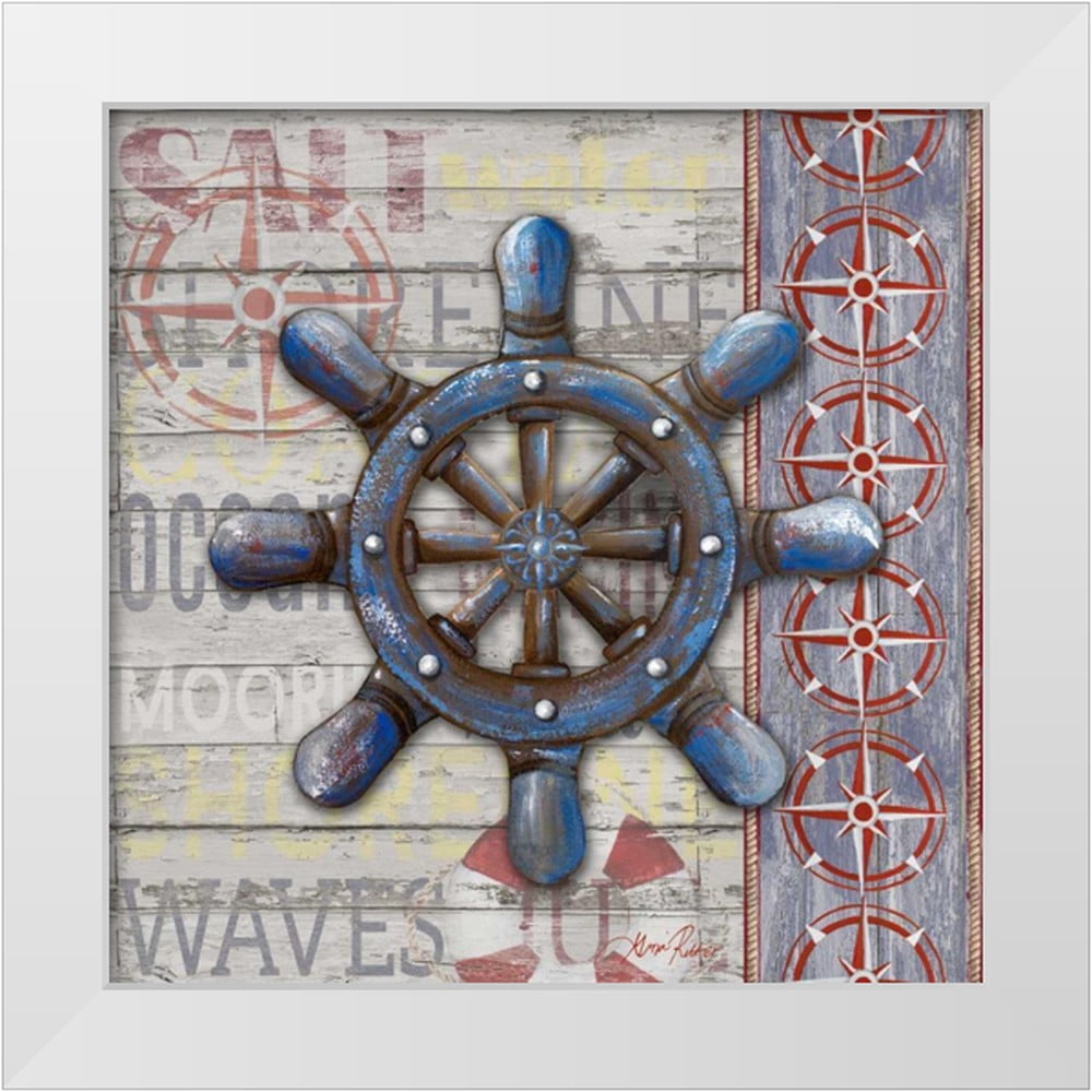 Ritter, Gina 20x20 White Modern Wood Framed Museum Art Print Titled - A ...