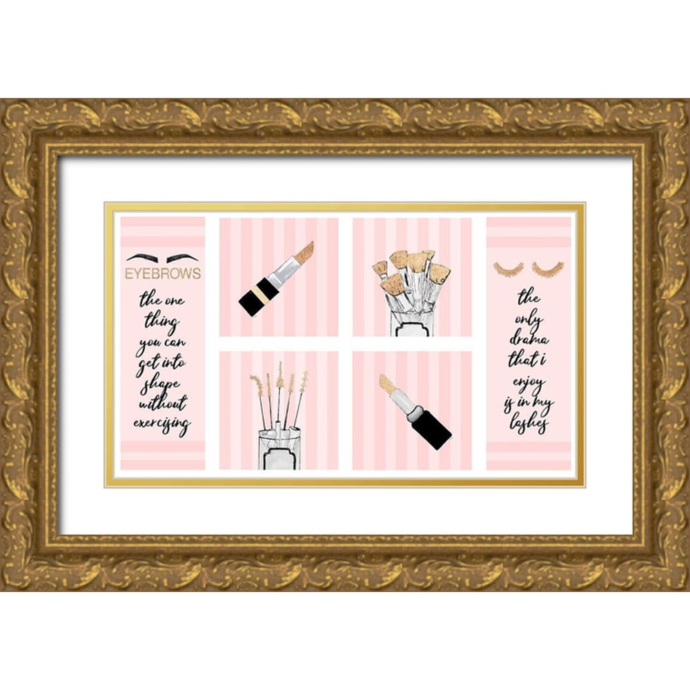 Ritter, Gina 24x15 Gold Ornate Wood Framed with Double Matting Museum ...