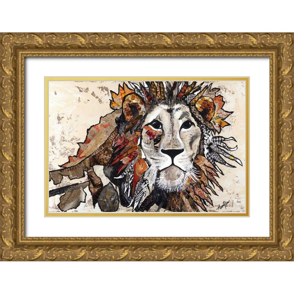 Ritter, Gina 24x17 Gold Ornate Wood Framed with Double Matting Museum ...