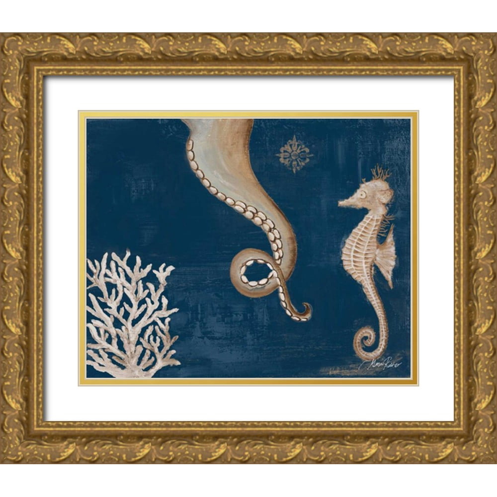 Ritter, Gina 24x20 Gold Ornate Wood Framed with Double Matting Museum ...